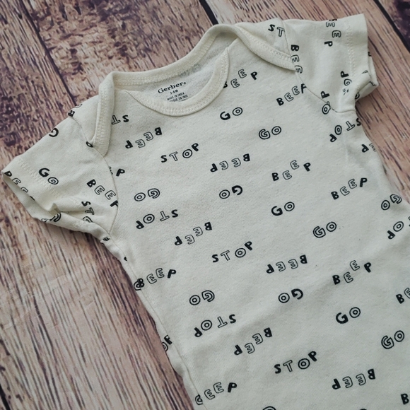 Gerber | One Pieces | Go Stop Beep Onesie | Poshmark